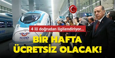 4 ili doğrudan ilgilendiriyor Bir hafta ücretsiz olacak Ankara