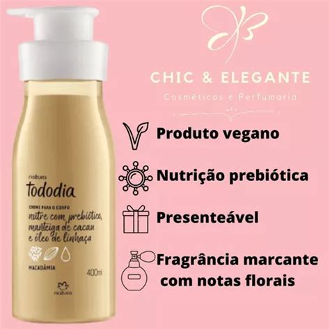 Tododia Hidratante Corporal Macadâmia 400ml Natura R 50 em Indaiatuba