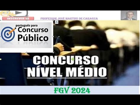 15 questões de português BANCA FGV YouTube