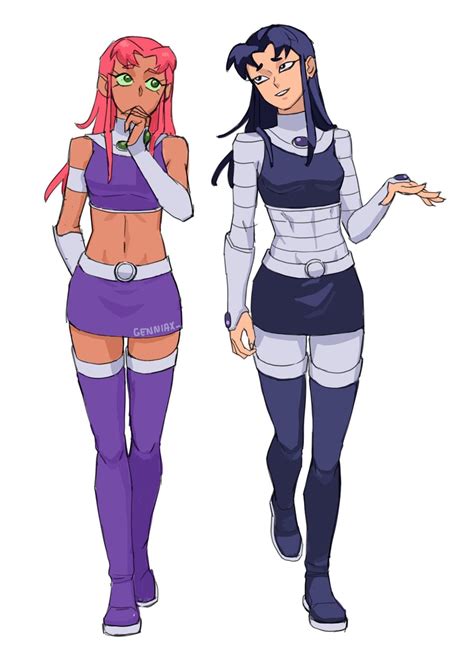 Starfire And Blackfire Dc Comics And More Drawn By Jenxd D Danbooru