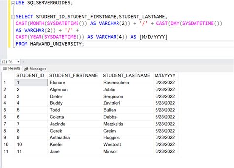 Sql Server Date Format Amazing Examples Databasefaqs