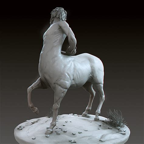 Old Centaur Teased By Eros Cupid Sculpt Zbrushcentral