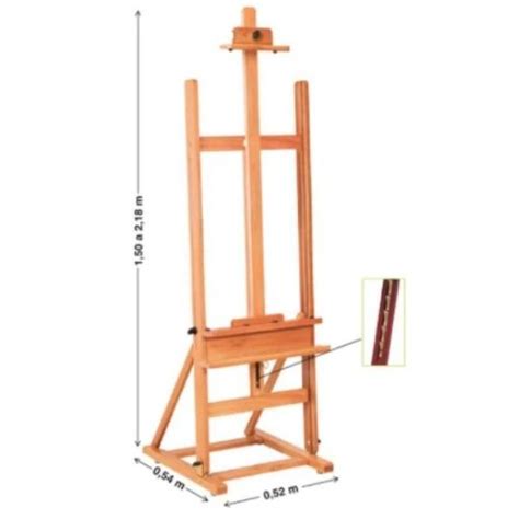 Cavalete De Madeira Para Pintura Cavalete De Mesa Trident