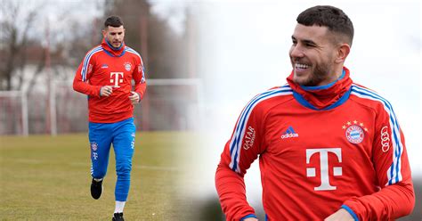 Lucas Hernández begins running FC Bayern