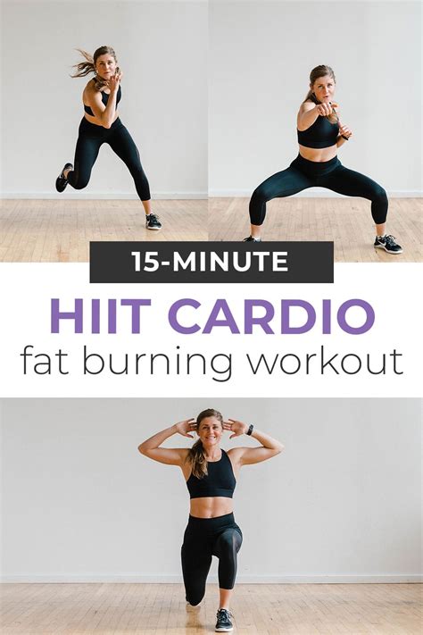 15 Minute HIIT Cardio Workout VIDEO Nourish Move Love