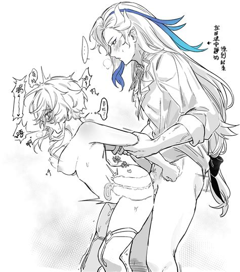 Lumine And Neuvillette Genshin Impact Drawn By Stars Danbooru