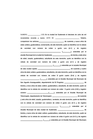 Contrato De Apertura De Cuenta Corriente Mercantil NUMERO
