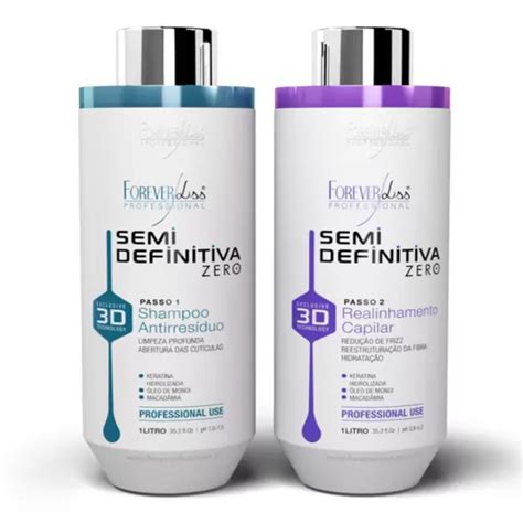 Kit Escova Semi Definitiva Zero 2x1L Forever Liss