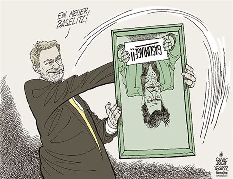 Oliver Schopf Politische Karikaturen Karikatur Robert Habecks