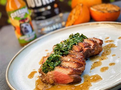 Les recettes de Frank Magret de canard fumé à lorange LA CLIQC