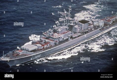 A Port Bow View Of A Soviet Krivak Class Guided Missile Frigate