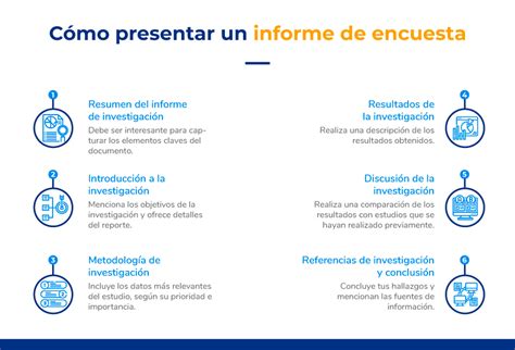 Cuáles son las partes de un reporte de encuesta