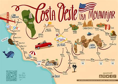 Costa Oeste Eeuu Ruta D As Gu A Presu Molaviajar