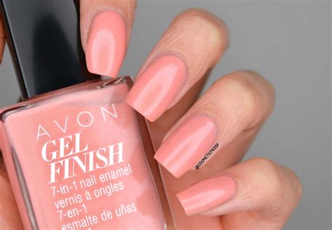 NAILS Avon Gel Finish 7 In 1 Nail Enamel In Dazzle Pink Cosmetic