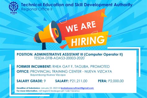 TESDA On Twitter Good News Mga Ka TESDA Sa Nueva Vizcaya Malugod
