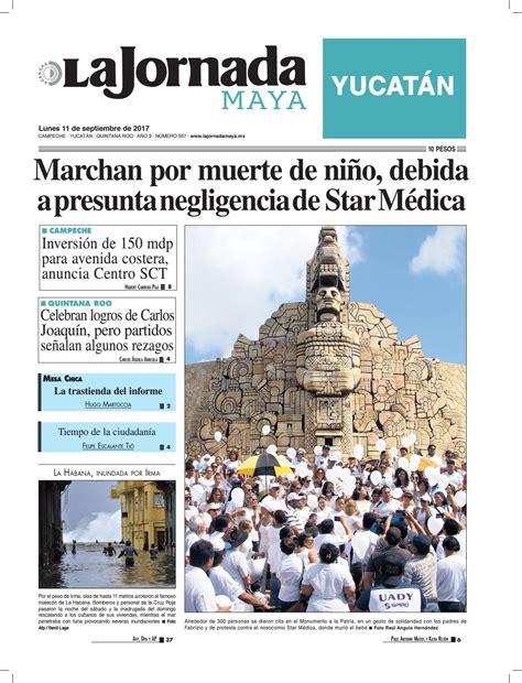 La Jornada Maya 11 De Septiembre 2017 By La Jornada Maya Issuu