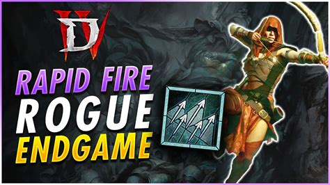 NEW Best Rogue Rapid Fire Build For End Game 50 100 Guide Diablo 4