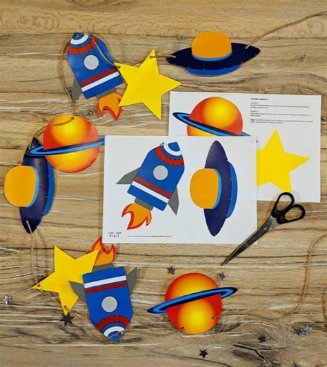 Astronauten Girlande FRECHER FRATZ
