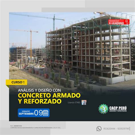 CACP Perú Curso Análisis Y Diseño Con Concreto Armado Y Reforzado