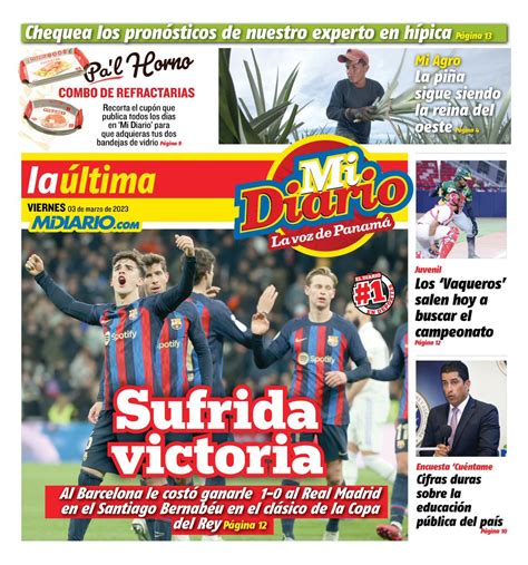 Nextpanama On Twitter Rt Midiariopanama Portada Y Contraportada De