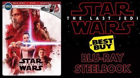 Star Wars Episode VIII The Last Jedi Best Buy Exclusive Blu Ray