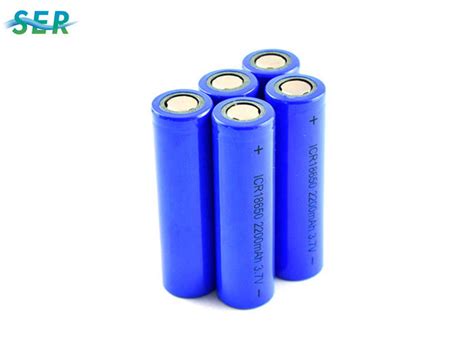 Long Cycle Life Lithium Ion Battery 18650 3 7V 2200mah Rechargeable
