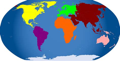 Cu Ntos Continentes Hay En El Mundo Principales Continentes