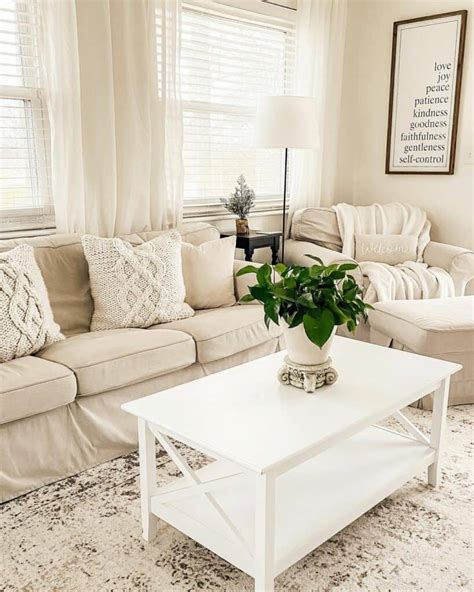 Simple White Living Room Ideas Soul Lane