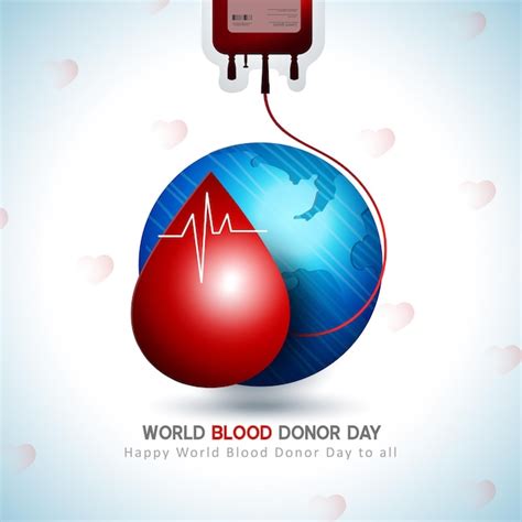 Premium Vector Creative Vector Blood Donor Day Illustration 14th June