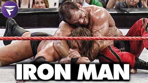 La IRON MAN Entre CHRIS BENOIT Y TRIPLE H Retro Match YouTube
