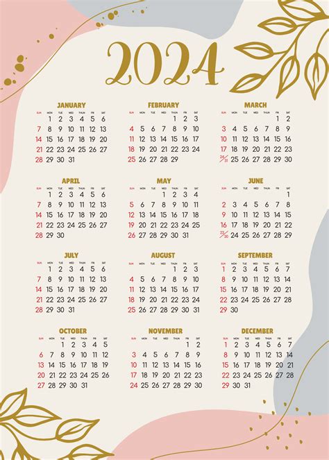 Calendar 2024 All Months National Holidays Calendar Commemorative