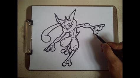 Como Dibujar A Greninja Pokemon How To Draw Greninja Pokemon