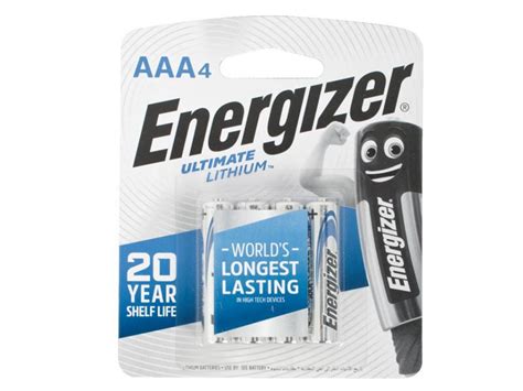 My Home Energizer Ultimate Lithium AAA 4 Pack E300019302
