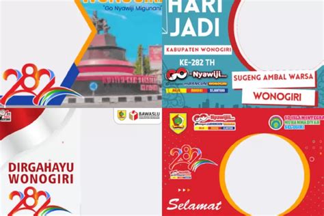 17 Link Twibbon HUT Atau Hari Jadi Kabupaten Wonogiri Ke 282 Pasang