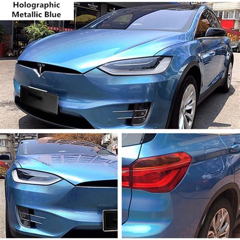 Sunice Película de envoltura para carrocería de coche vinilo azul