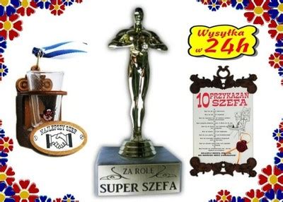 Statuetka Prezent Dla Szefa Szef Dyplom Kieliszek