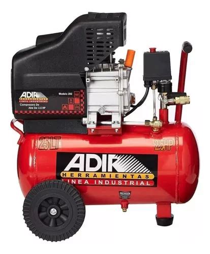 Compresor 25 Lts Adir 2 5 Hp Paquete Con Manguera Y Pistola Meses Sin
