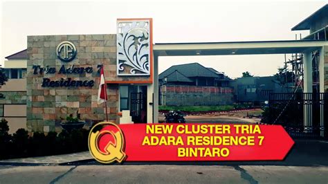 RUMAH MURAH PROPERTY TRIA ADARA RESIDENCE 7 BINTARO YouTube