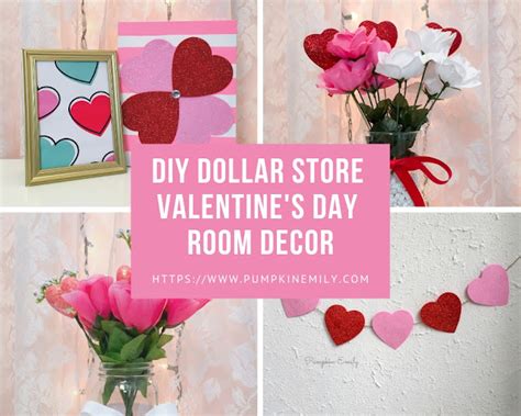 Diy Dollar Store Valentine S Day Room Decor Ideas