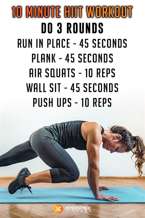 Xperience Fitness Gives You This Quick 10 Minute HIIT Workout That You