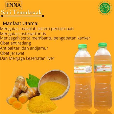 Jual Enna Sari Temulawak Original 600 Ml Minuman Tradisional Enak Segar