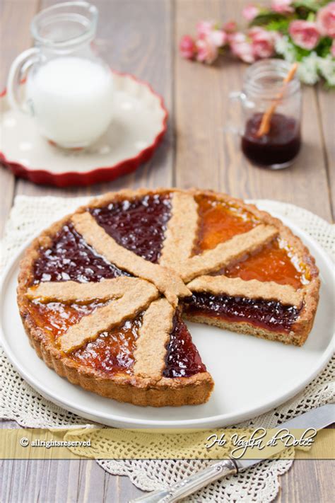 Crostata Integrale Alla Marmellata Senza Burro Ricetta Ho Voglia Di Dolce