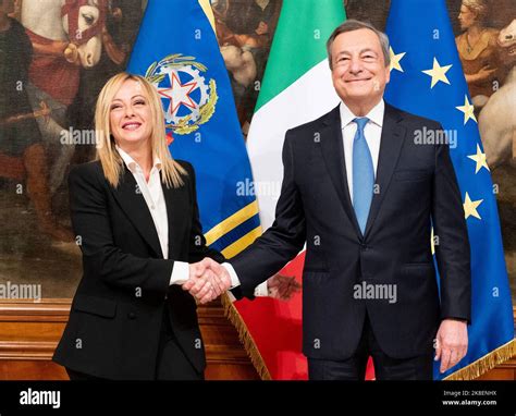 Giorgia Meloni Palazzo Chigi Immagini E Fotografie Stock Ad Alta