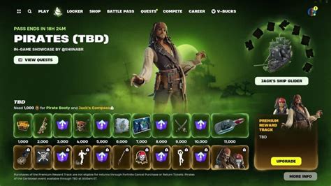 Fortnite Piratas Del Caribe Dux Internacional