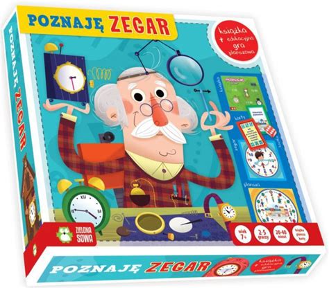 Recenzja gry planszowej Poznaję zegar MŁODY GIERCOWNIK