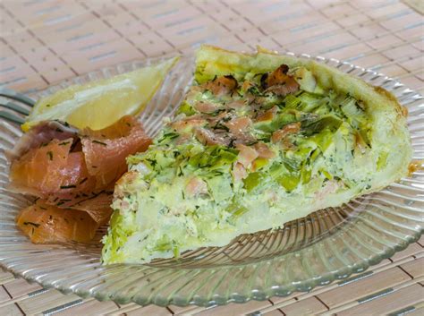 Quiche Au Saumon Et Poireaux La Recette