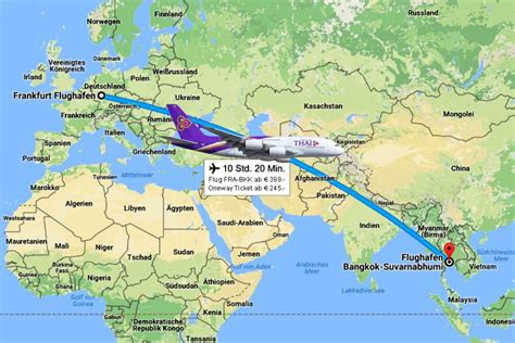 Flugbuchung Fra Bkk Fl Ge Von Frankfurt Nach Bangkok Bei Thailand