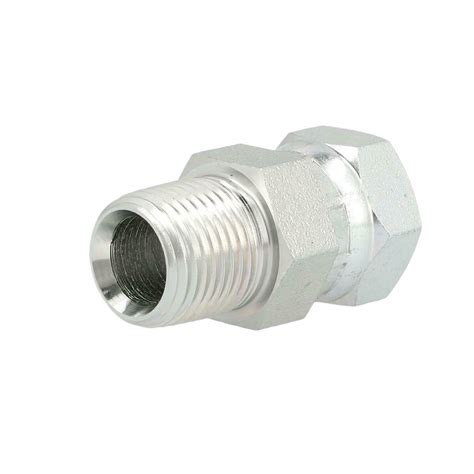Adaptador Hidráulico Recto Hembra NPSM Giratorio 8 X Macho NPT 6 Prodalam