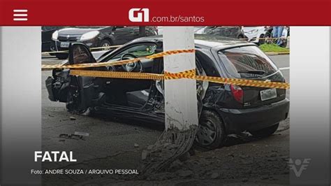 G1 em 1 Minuto Jovem morre ao ser lançado para fora de carro durante
