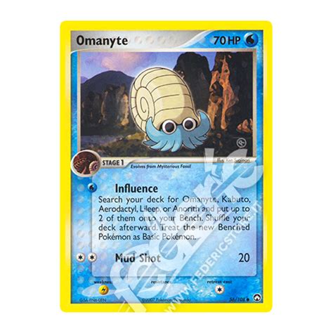 056 108 Omanyte Comune ENG MINT Federicstore
